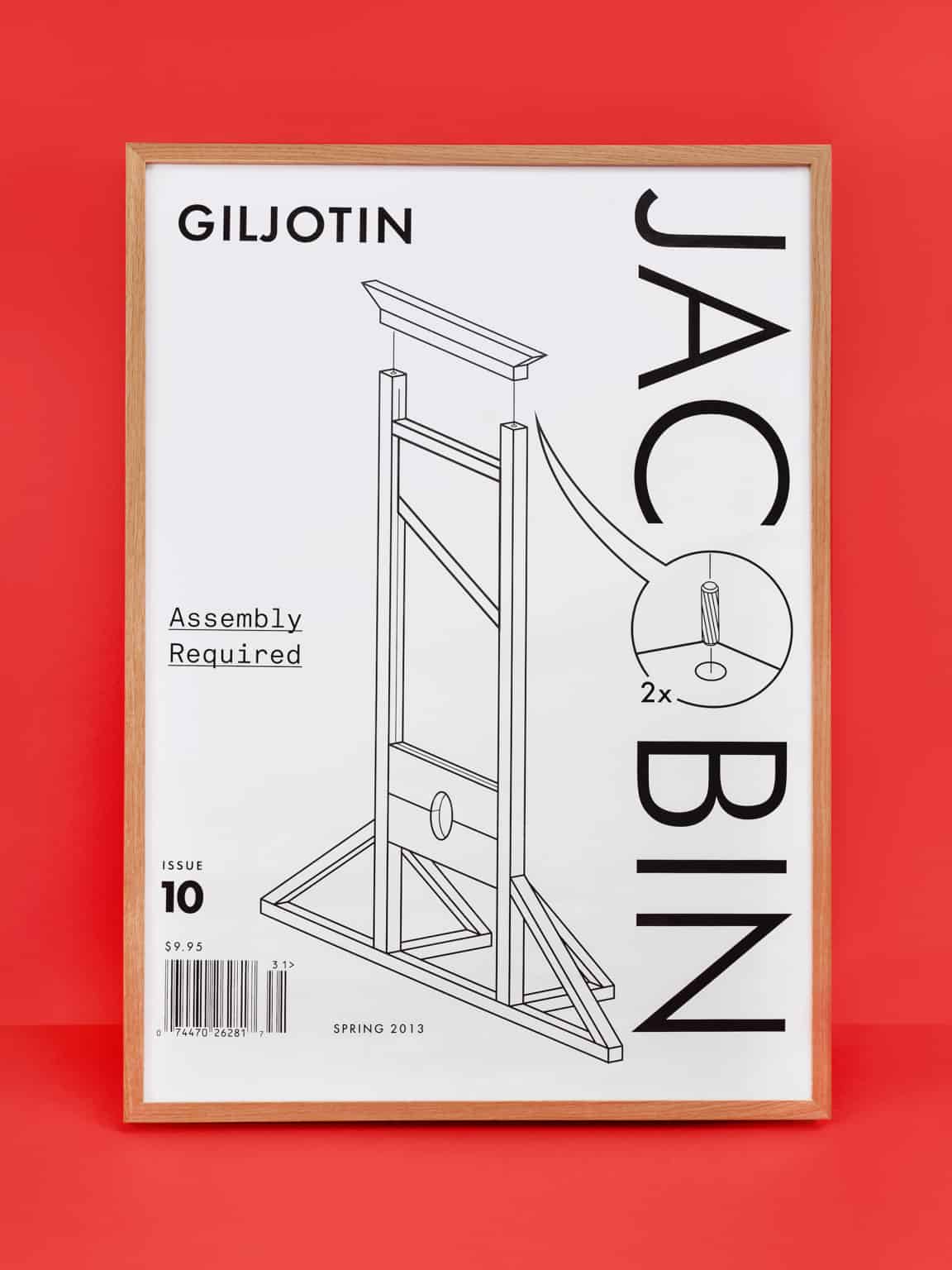 Guillotinen Poster (schwarz) - Jacobin