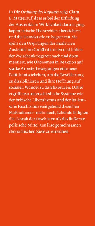 Clara Mattei: »Die Ordnung des Kapitals« - Jacobin